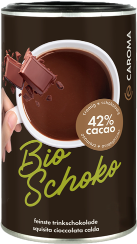 Feinste Trinkschokolade Bio Pulver 250 g von Caroma Kaffee kaufen » Pur ...